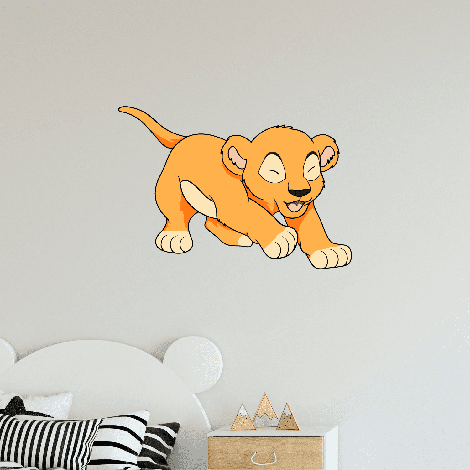 DS Inspirational Decals Baby Tiger Cub Vinyl Wall Decal | 20" x 30 ...