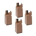 4Pack Chair Leg Table Leg Extenders Support 600lbs Bed Riser Diameter 0 ...