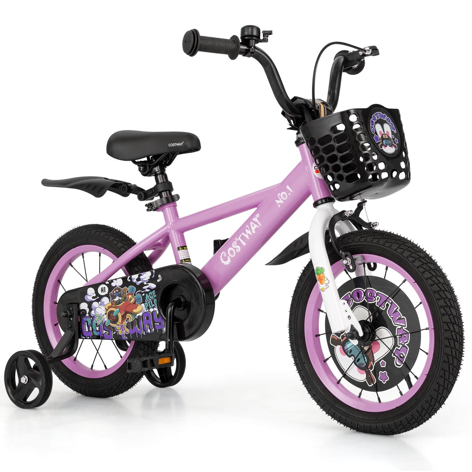 Click here for Costway 14 Kids Bike For 3-5 With Height-Adjustabl... prices