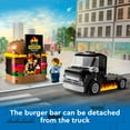 LEGO City Burger Truck Toy Building Set for Kids Ages 5 Plus with ...