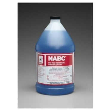 Spartan NABC Bathroom Cleaner, Non-Acid Disinfectant, 4 Gal/Case ...