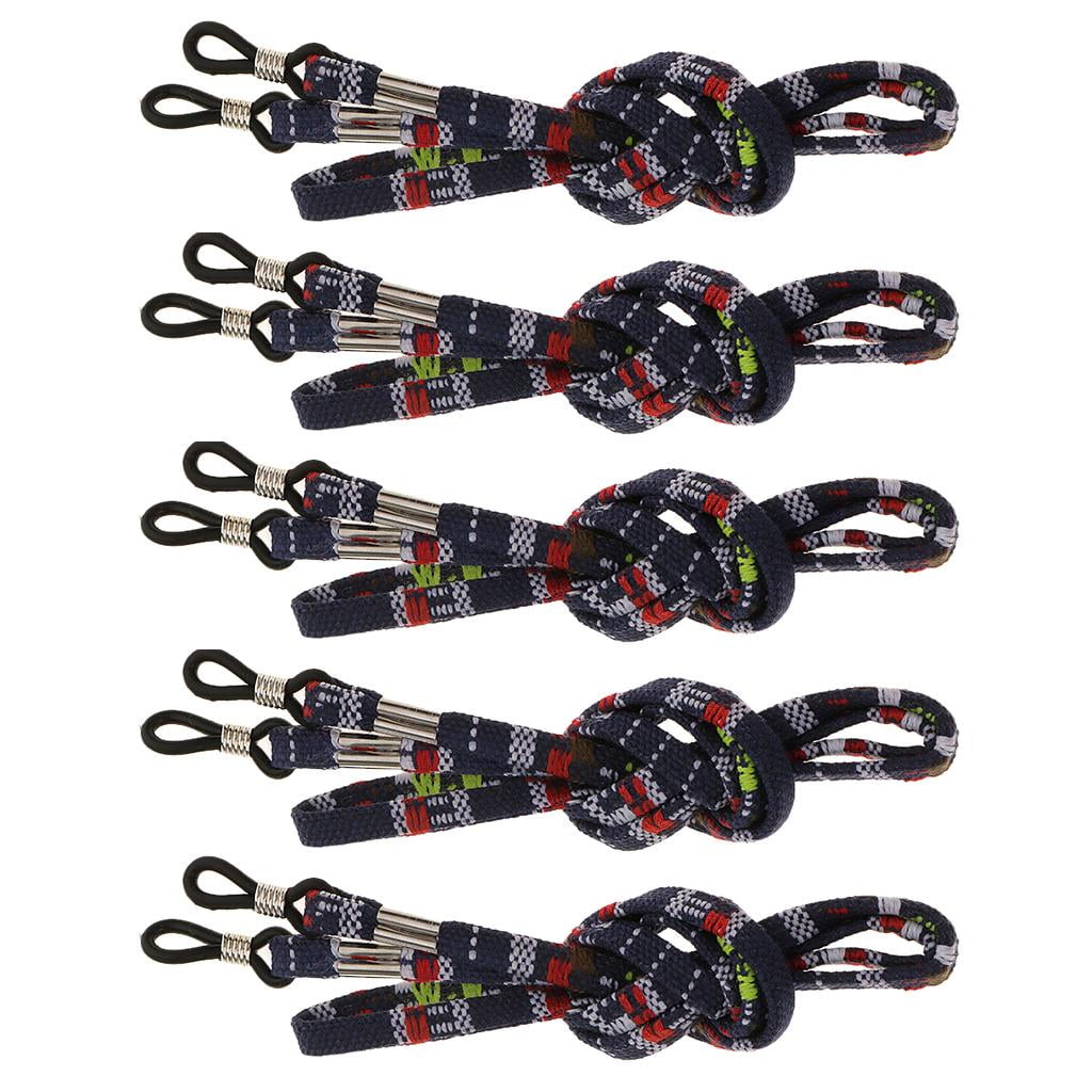 Beloving 5x Adjustable Glasses Neck Cord String Strap Sunglasses Lanyard Holder Blue As Described