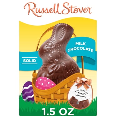 Russell Stover Easter Milk Chocolate Mini Bunnies, Iddy Biddy - 1.4oz ...