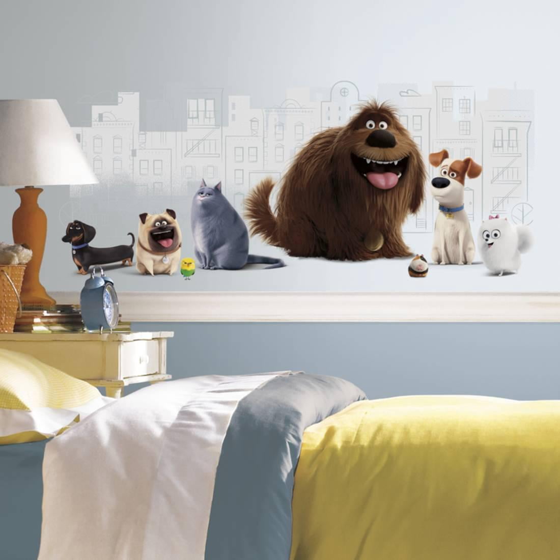 Roommates Secret Life Of Pets Peel and Stick Giant Wall Graphic ...