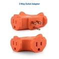 Cable Matters UL Listed 3 Pack 3-Way Plug Adapter 15A 1875W Power ...