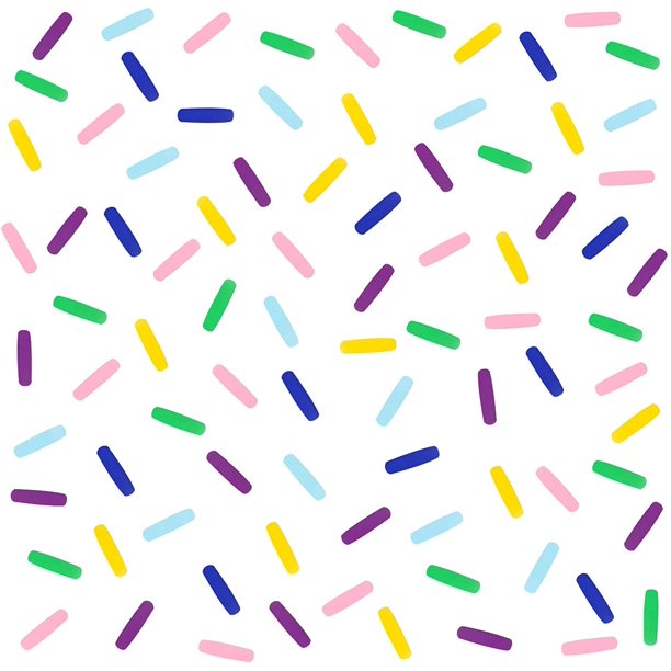 180 Pieces 6 Sheets Confetti Wall Decal Stickers in 6 Colors Mini Bar ...