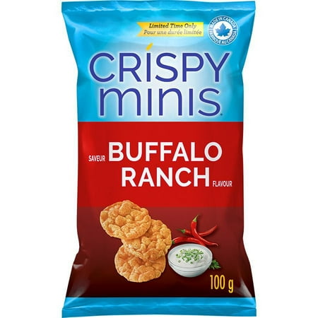 Quaker Crispy Minis Buffalo Ranch Flavour Brown Rice Chips - Walmart.ca