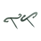 Shutter Dogs 6.25" Black S Shaped Wrought Iron Shutter Dogs w/Screws ...