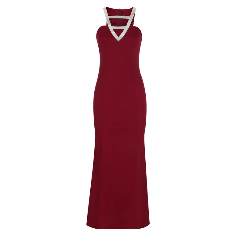 Red Strapless Maxi Dress Mermaid Maxi Dress Sexy Maxi Dress Strapless Spring Mi Uk