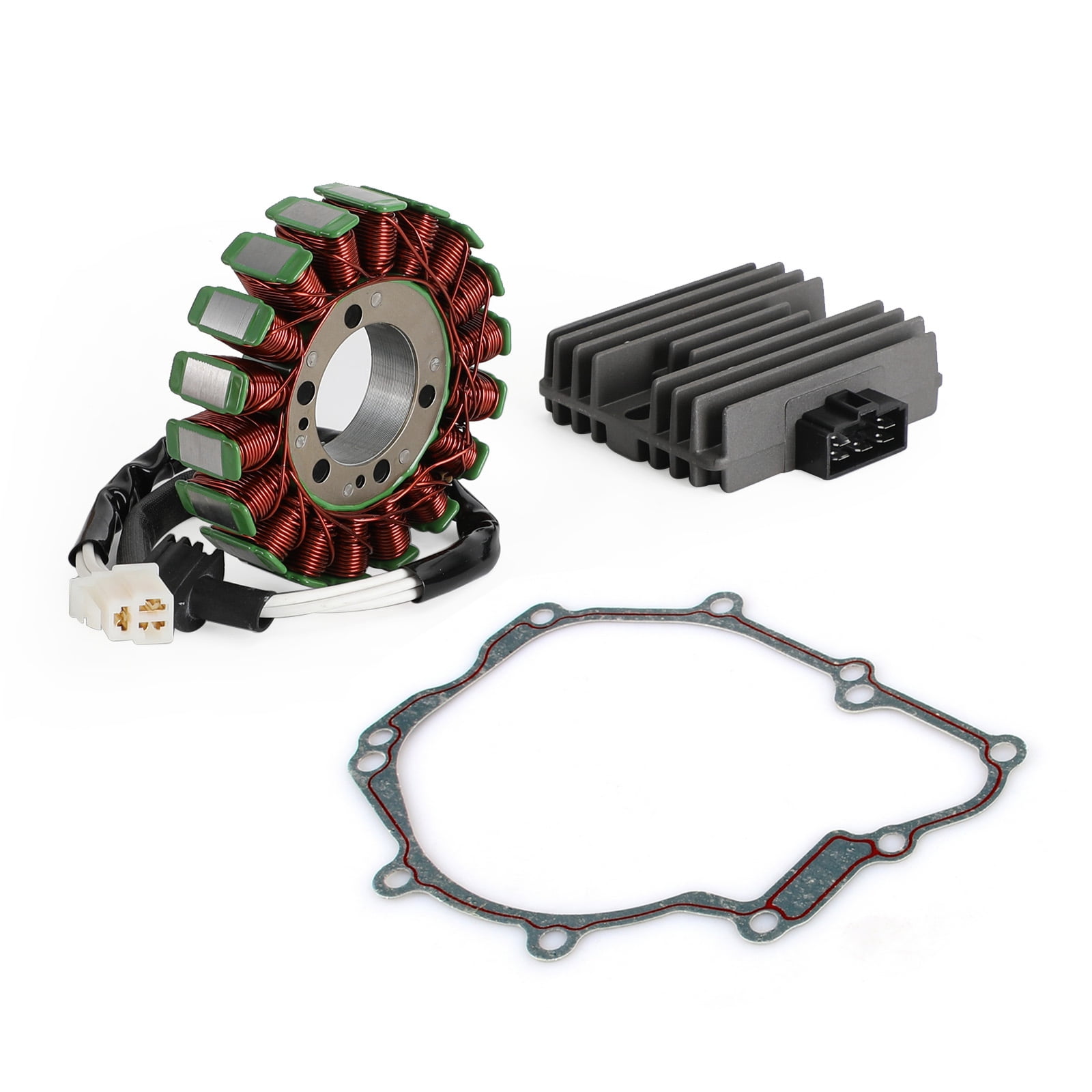 Click here for Motorgenic Magneto Stator+Voltage Rectifier+Gasket... prices