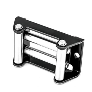 Winch Roller Fairlead 4-Way ECCPP Winch Roller Fairlead 4-1/4" universal Roller Cable Guide for ...