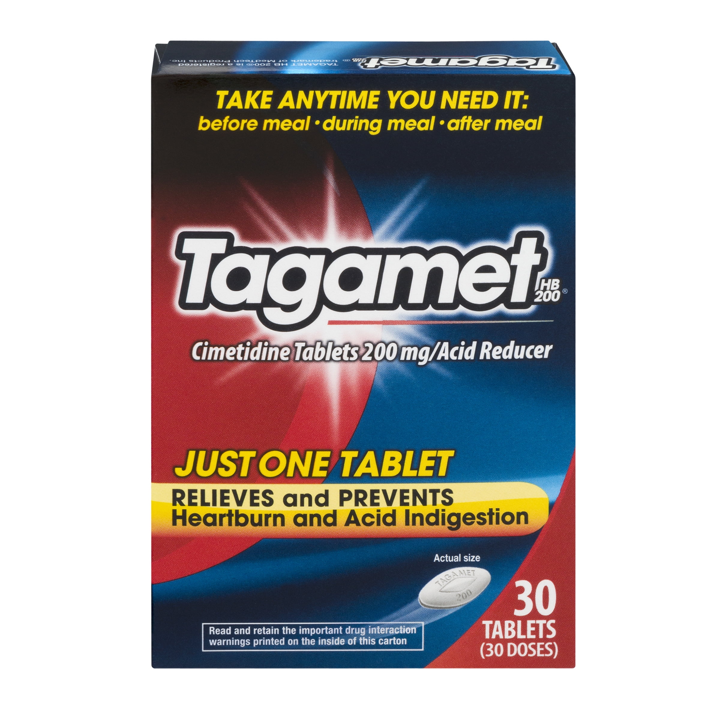 Tagamet HB 200 Acid Reducer Tablets - 30 CT - Walmart.com