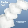 Honest Goods Large Silicone Pouch, BPA-Free, Freezer-Sealed, Reusable ...
