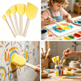 CCOCC 2026 New 15Pcs Round Sponge Tool Drawing Set Stencil Foam Brush ...