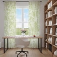 Abstract Fiber Line Sheer Curtains for Living Room Bedroom, Spring ...