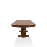 Furniture of America Wilmer Extendable Wood Dining Table, Cherry ...