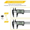 Digital Caliper, Dial Caliper 6 Inch with Extra-Large LCD Screen ...