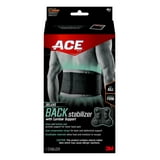 ACE Brand Deluxe Back Stabilizer with Lumbar Support, Adjustable Brace ...