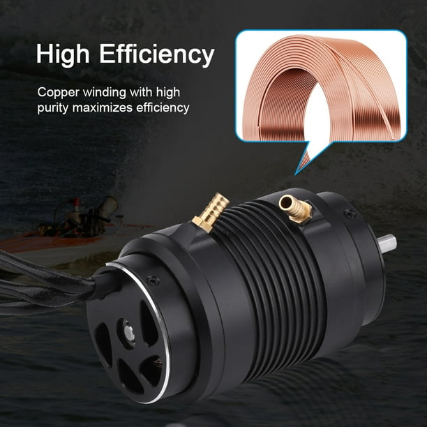 4074 2000KV Motor RC Accessory, Waterproof Motor RC Motor, 40-S Water ...