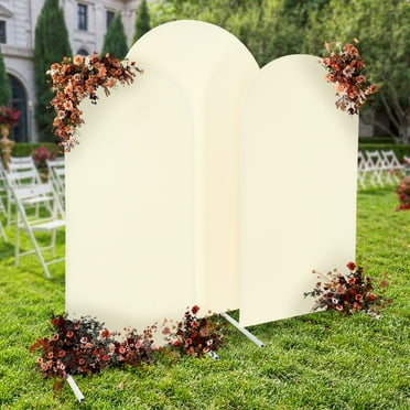 MONIPA 3pcs Wedding Stand Gold Arch Backdrop Shelf For Ceremony Party ...