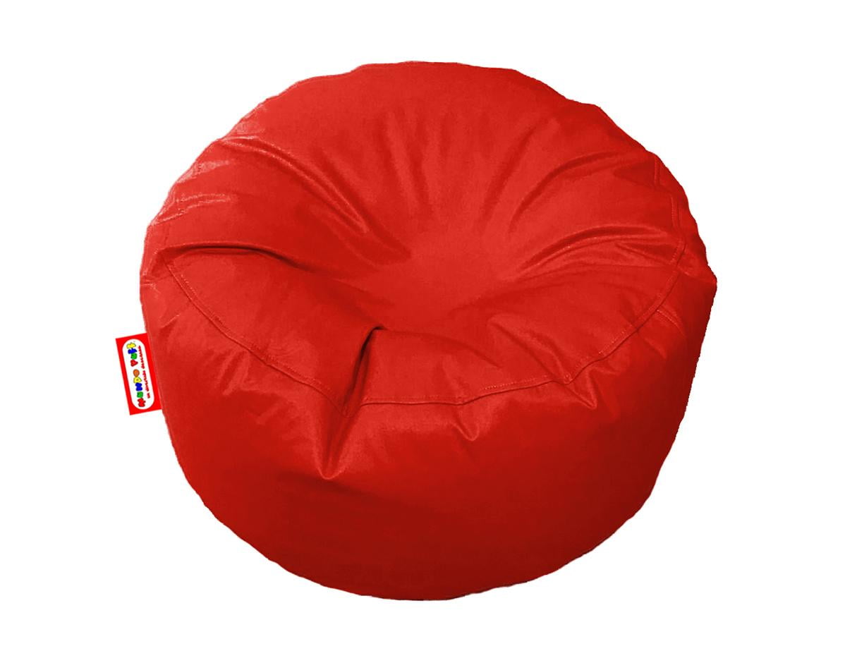 Sillón Puff Mundo Puff Circular Mediano 85 x 42 cm rojo Mediano Mundo ...