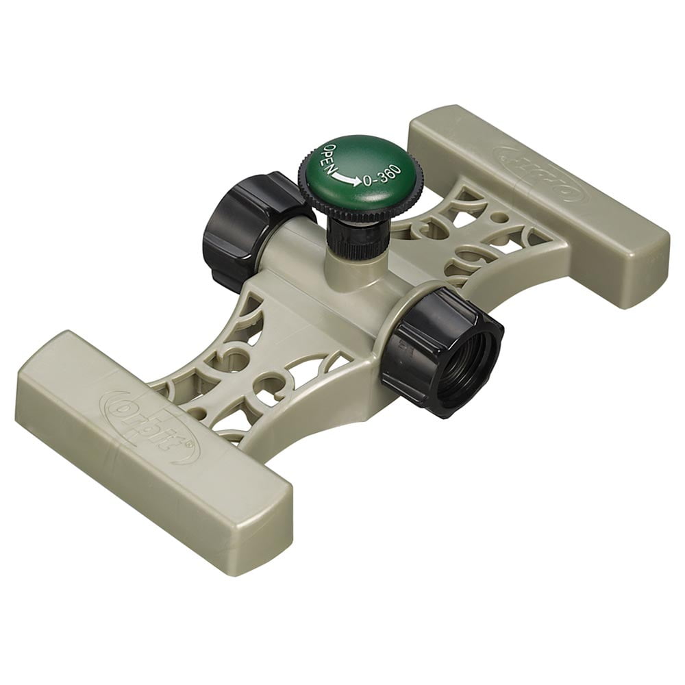 Orbit Adjustable Spray Nozzle Lawn Watering Sprinkler for Hose ...