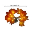 Aktugknm Home Fall Prelit White Led Battery Operated Maple Leaf Patio
