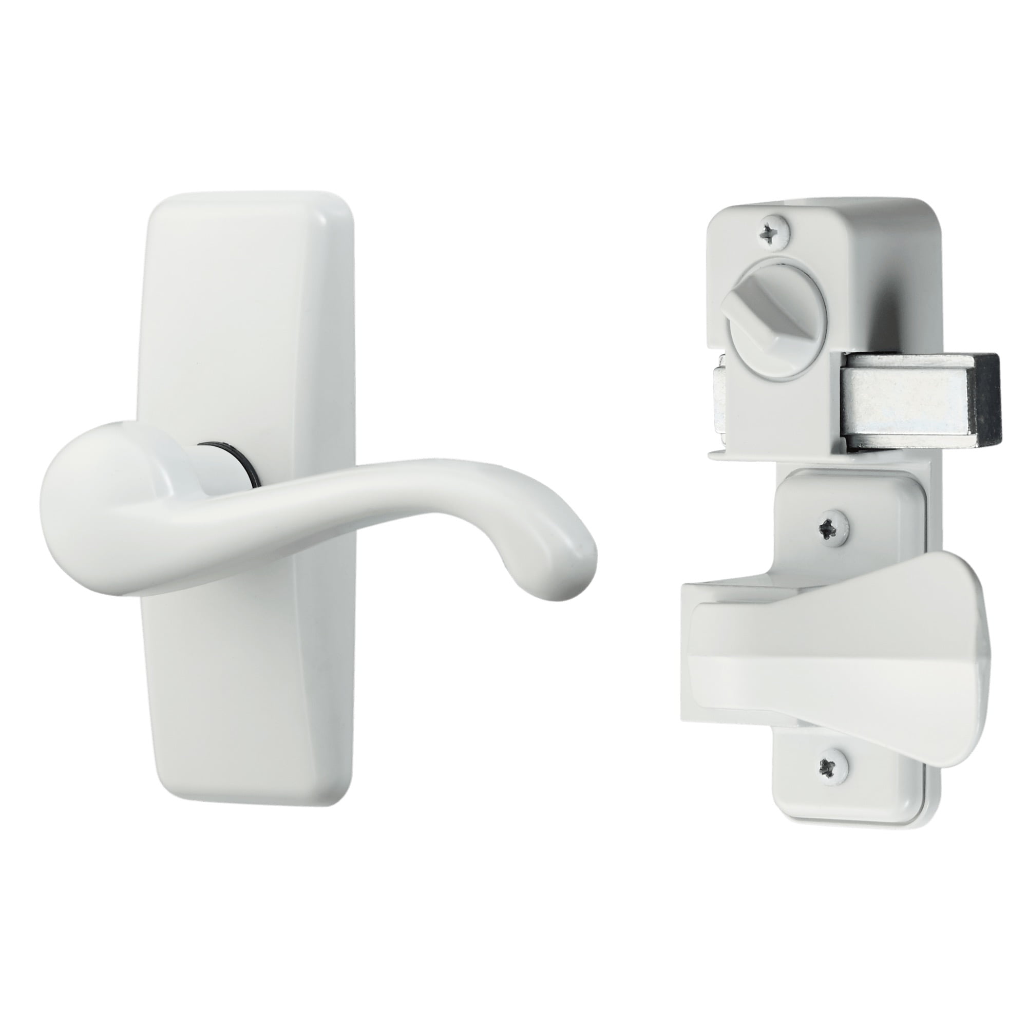 Deluxe Storm and Screen Door Lever Handle with Deadlock - Walmart.com