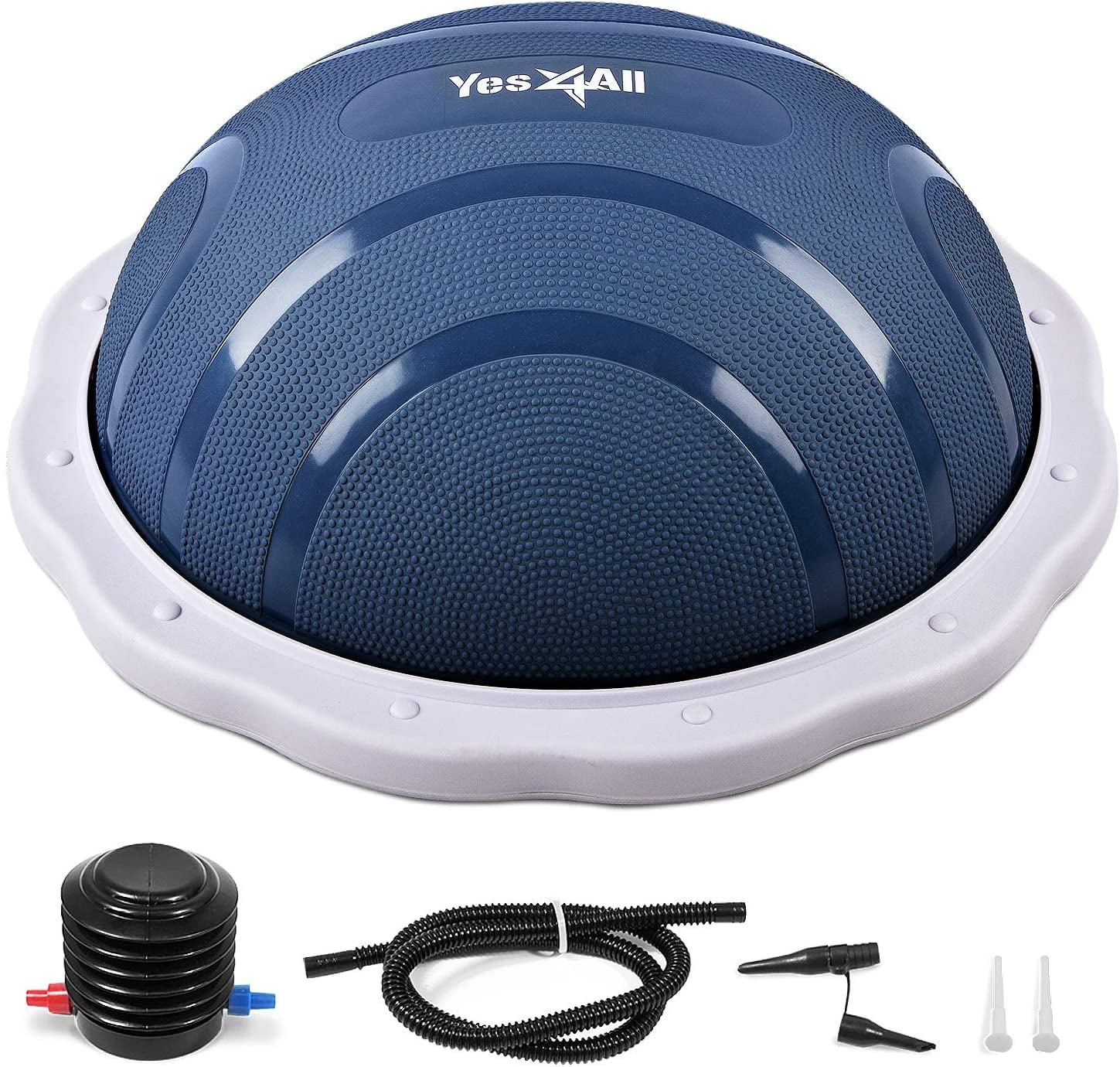 Yes4All Premium Half Ball Balance Trainer, 23 in, for Full Body Workout ...