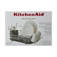 Kitchenaid Low Profile Powder Coated Dish Drying Rack in Charcoal Gray ...