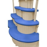 Confer Plastics Above Ground Pool Step System, Curve Complete, 400 lbs ...