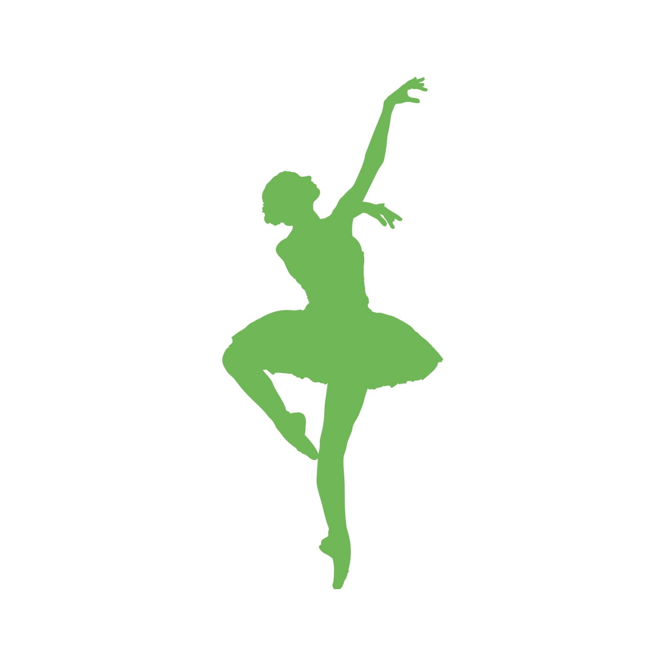 Ballet Dancer Ballerina Sticker Decal Die Cut - Self Adhesive Vinyl ...