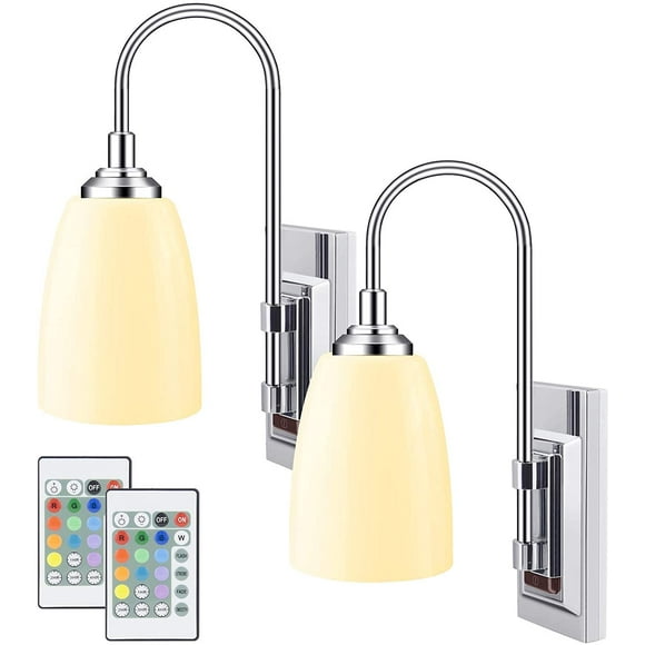 Wireless Battery Operated Wall Sconces