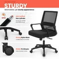 Neo Chair MB-7 Ergonomic Mid Back Adjustable Mesh Home Office Computer ...