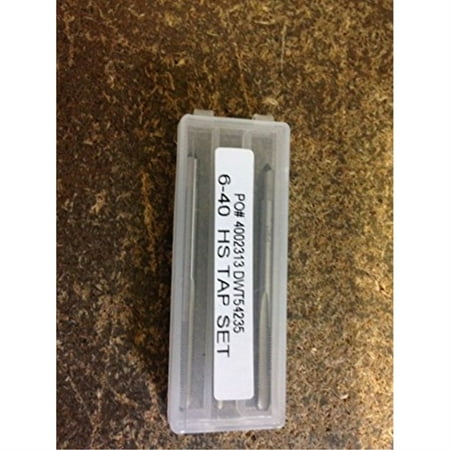 Qualtech DWT54235 6-40 HSS Machine and Fraction Hand Tap Set, Qualtech ...