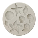 RHKT Marine Theme Cake Fondant Silicone Mold,Seashell, Conch, Starfish ...