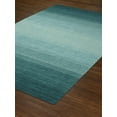 Dalyn Torino Area Rug TI100 Ti100 Teal All-Over Gradient 7' 9" x 9' 9 ...