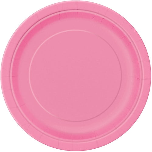Pink Paper Plates