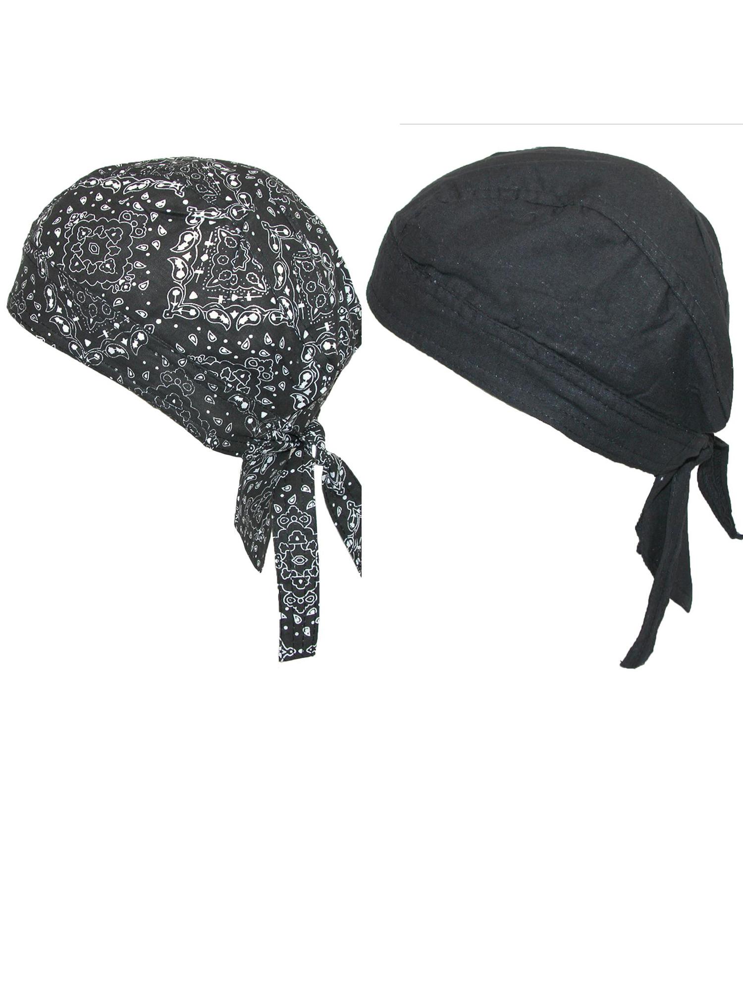 CTM® Cotton Premium Solid and Paisley Do Rag (Pack of 2) - Walmart.com