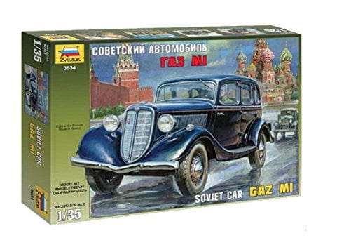 Zvezda Models 1/35 Soviet Car Gaz MI Model Kit - Walmart.com