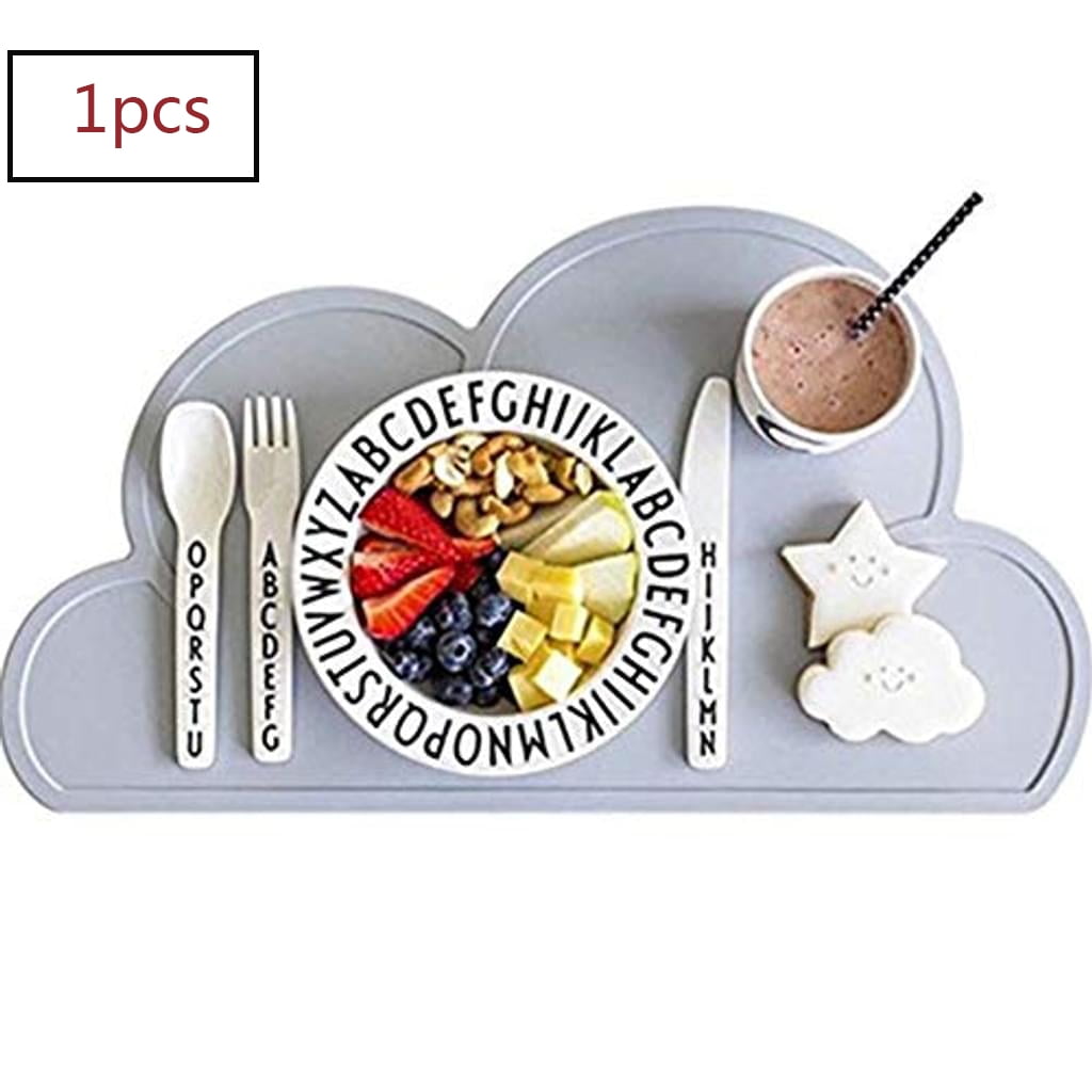 Click here for Jiaia 1 Pcs Kids Place Mats Cloud Shape Silicone W... prices