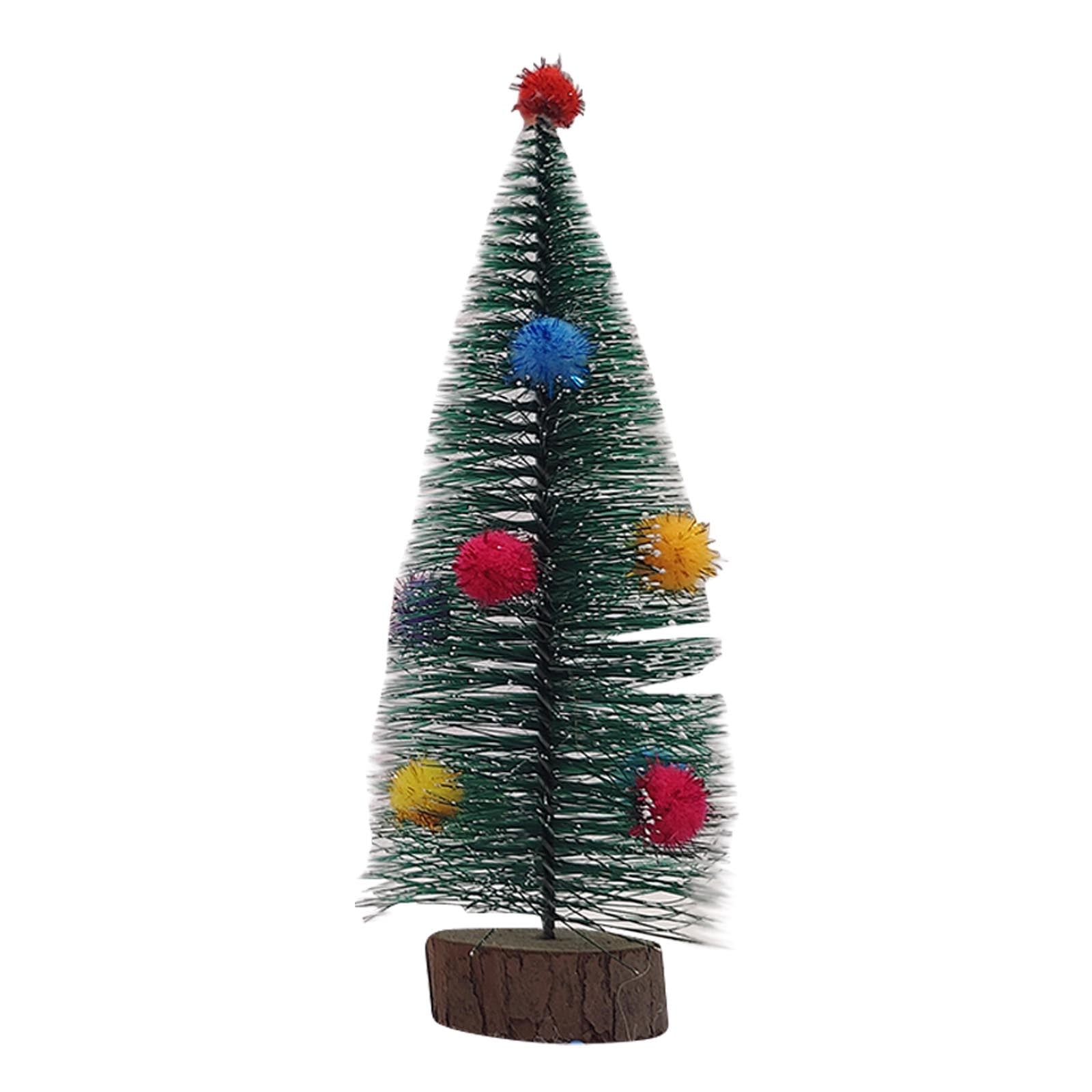 JeashCHAT Christmas Decorations Desktop Miniature Christmas Trees Mini ...
