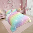 YST Rainbow Bedding Set For Kids Girls Teens Women Tie Dye Pastel ...