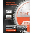 KFFKFF Circular Saw Blade, 7-1/4 inch Diameter, 48 Precision Alloy ...