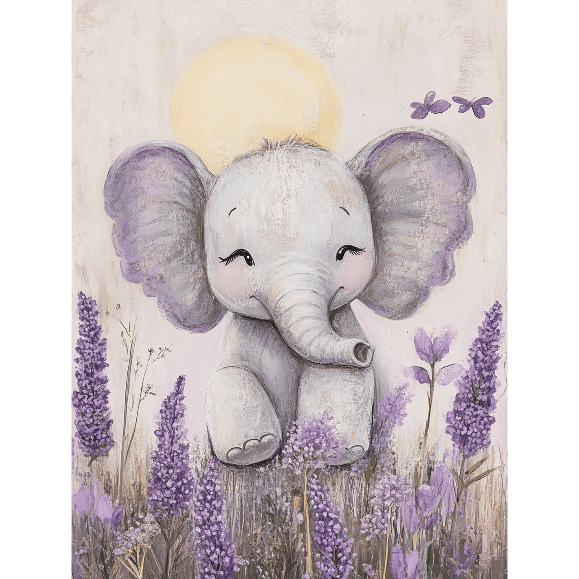 Click here for Qisvanset Cute Elephant Canvas Painting/Wall Art，... prices