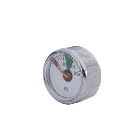 1/8NPT Micro Mini Gauge Manometer for Paintball Manometer Gauge 3000psi ...