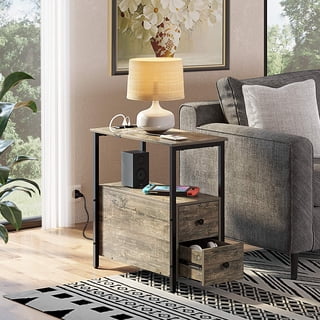 X Rocker Carbon-Tek Gaming End Table with LED, Gray/Red - Walmart.com