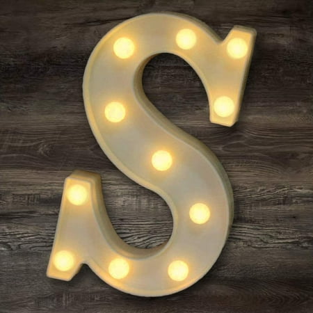 HTAIGUO LED Marquee Letter Lights Sign Light Up Letters Battery Powered ...