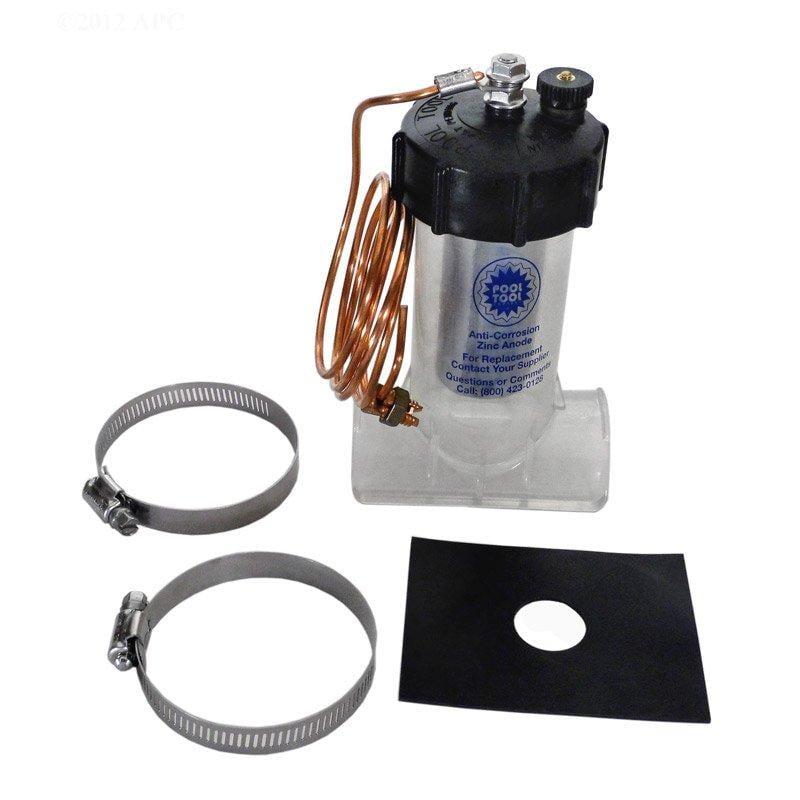 Pool Tool Company Inline Anti-Elect Zinc Anode, 1-1/2in. Plumbing 104C ...