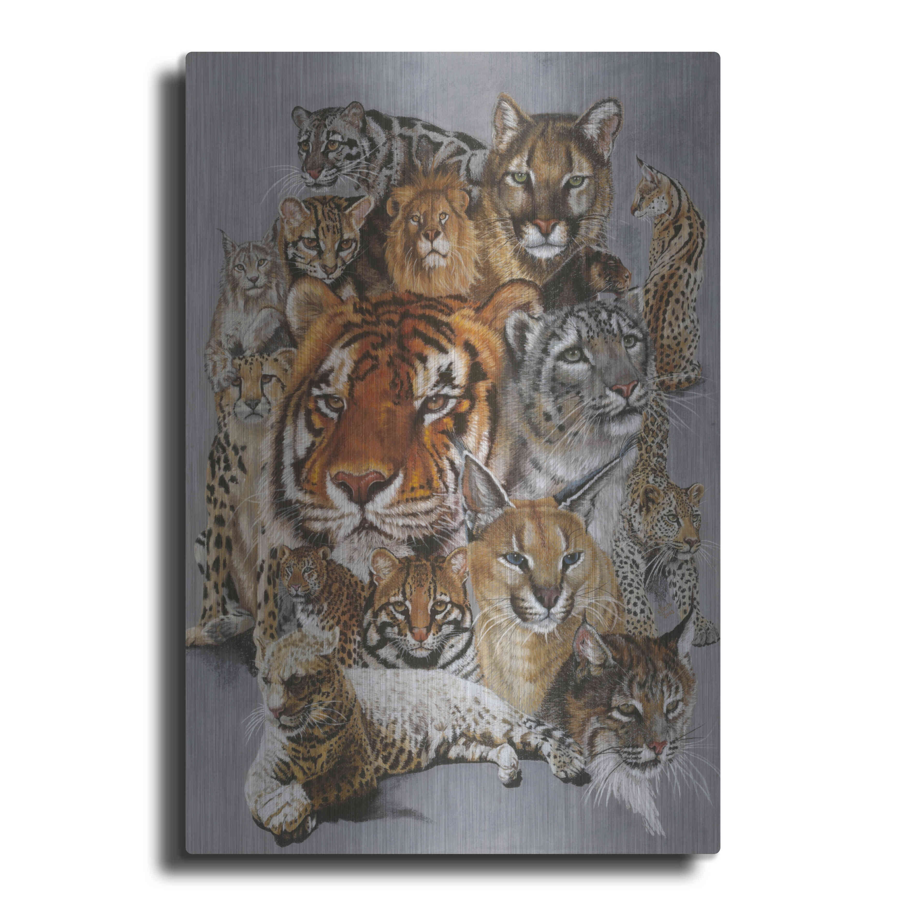 Luxe Metal Art 'Noble Heritage' by Barbara Keith, Metal Wall Art, 24 ...